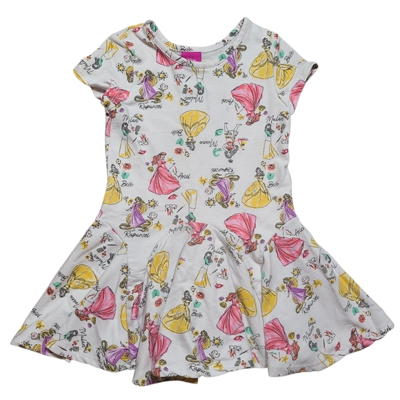 Disney | Dresses | Disney Princess Toddler Swing Dress Fit Flare Ariel ...